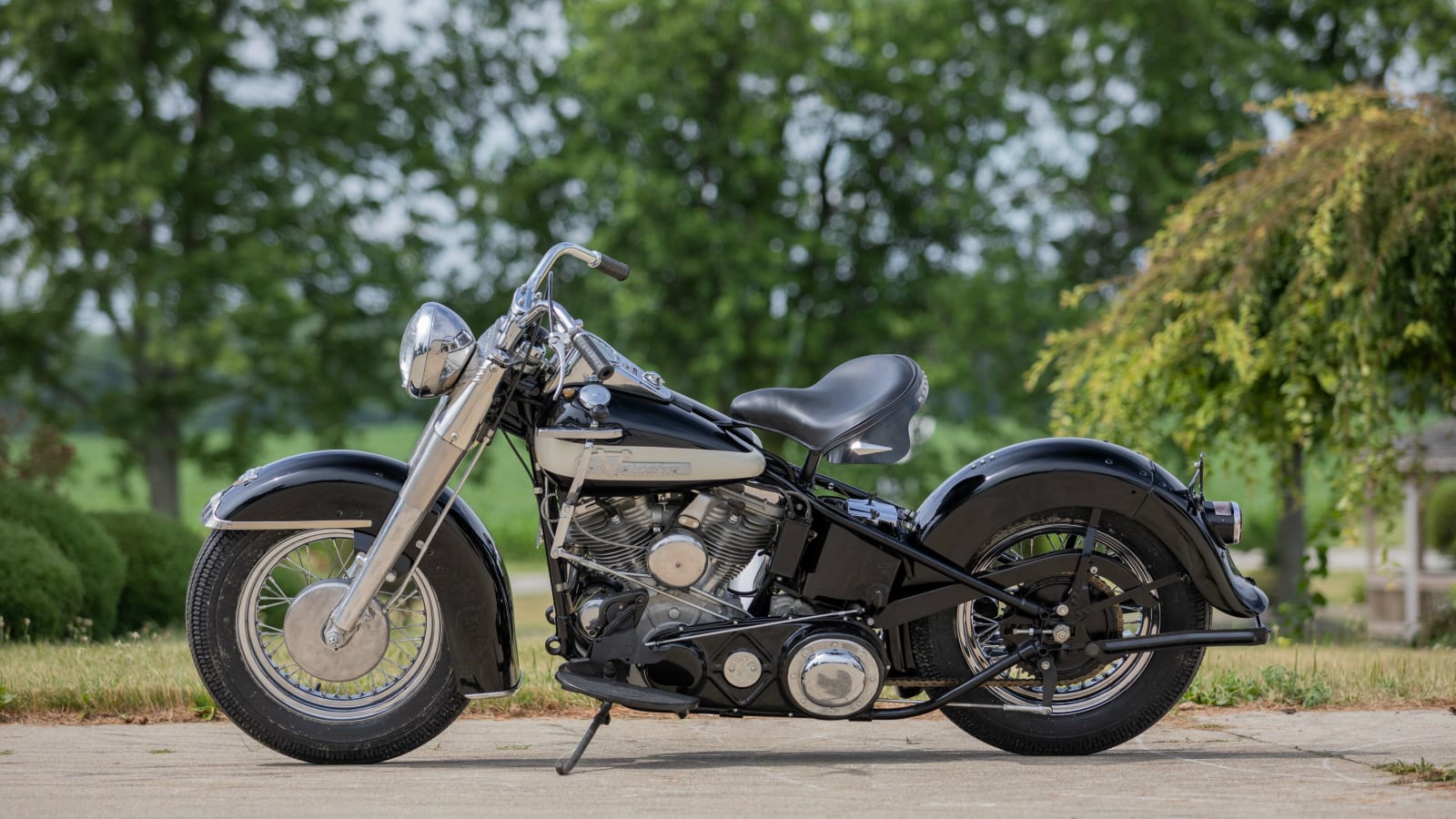 1955 Harley-Davidson FL Panhead at Las Vegas Motorcycles 2023 as R404 ...