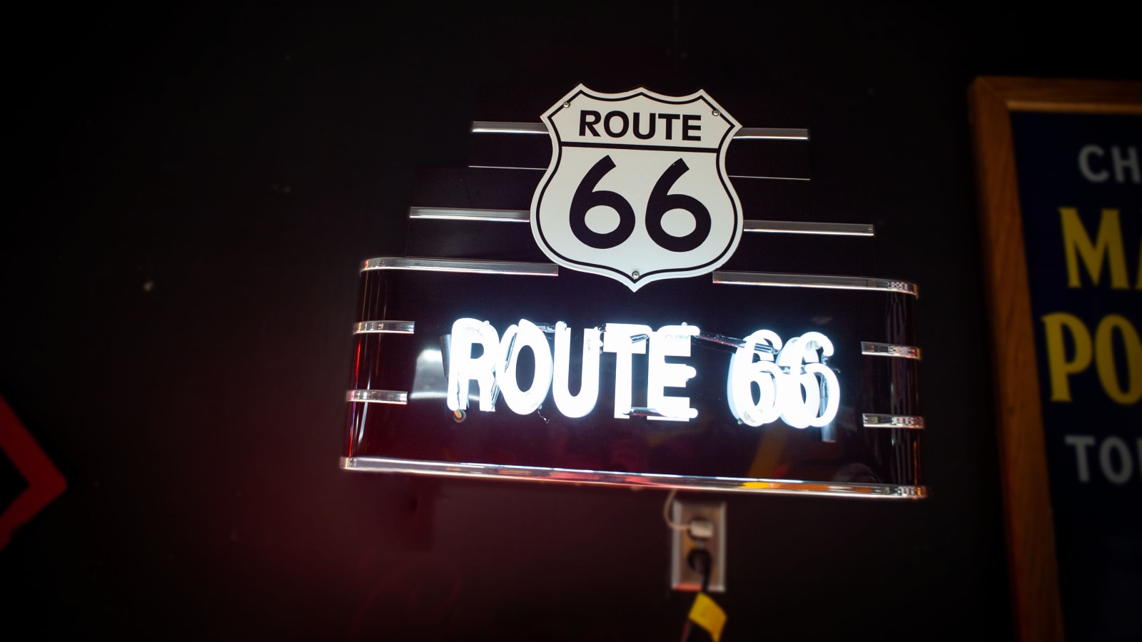 Route 66 Neon Sign at The Eddie Vannoy Collection 2020 as G371 - Mecum ...