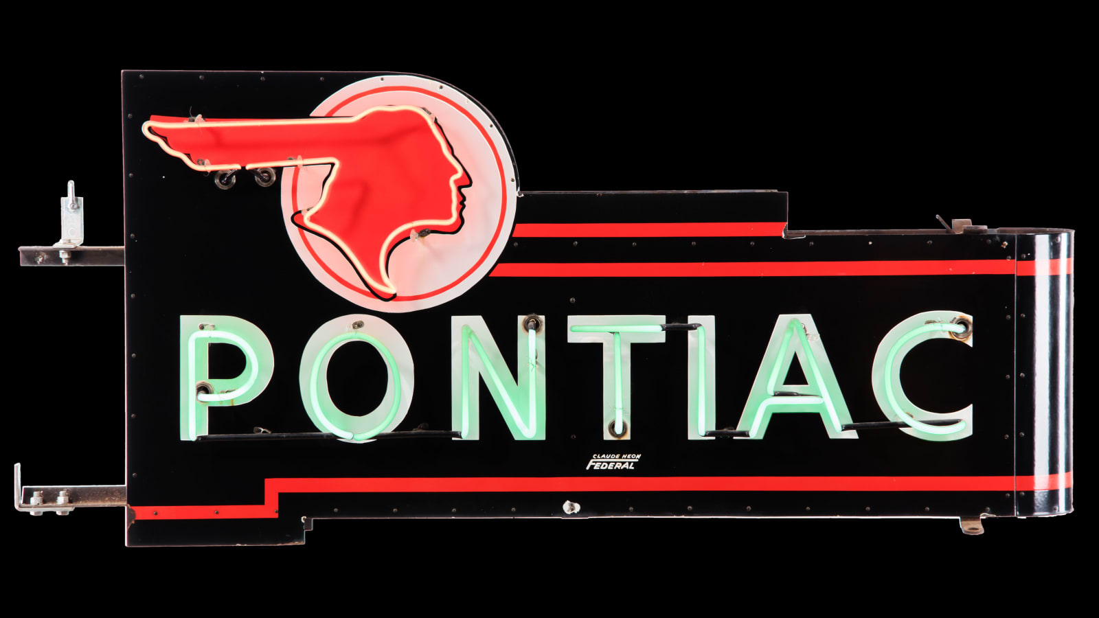 Pontiac Dealership Neon Sign DSPN 80x36x15 at The Road Art Collection ...