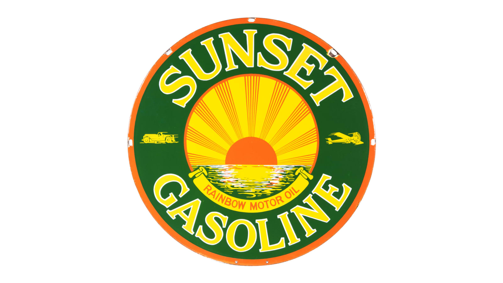Sunset Gasoline Sign DSP 30 Inches at The Road Art Collection 2016 as ...