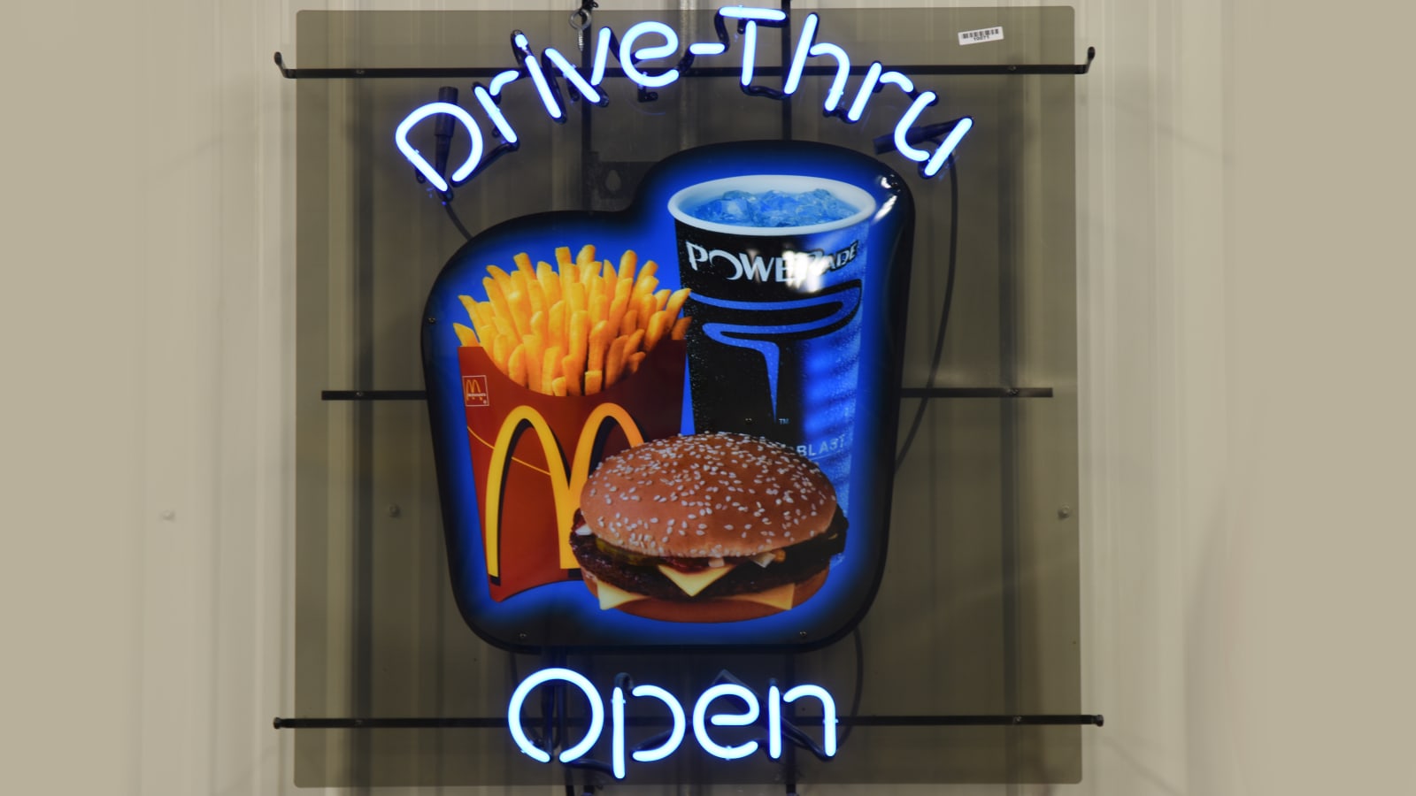 Mcdonalds Drive-Thru Neon Sign 33x31 at Indy Road Art 2018 as B160 ...