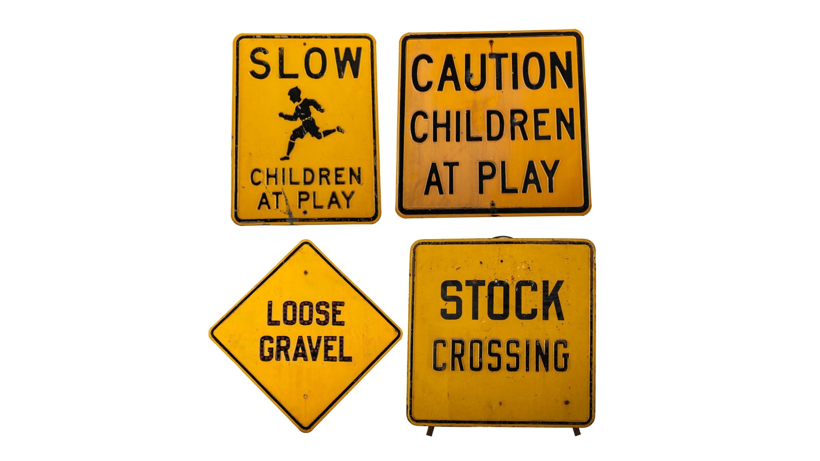 Single-Sided Street Signs at Indy Road Art 2022 as M290 - Mecum Auctions