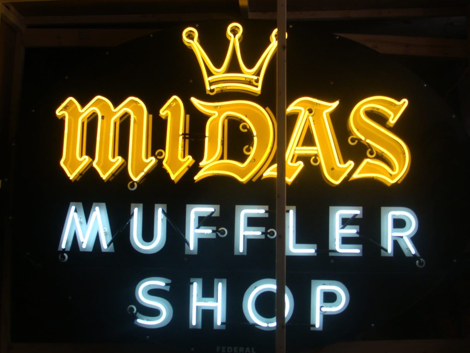 Midas Muffler Shop Neon Sign SSPN 5x7ft at Dana Mecum's 27th Original ...