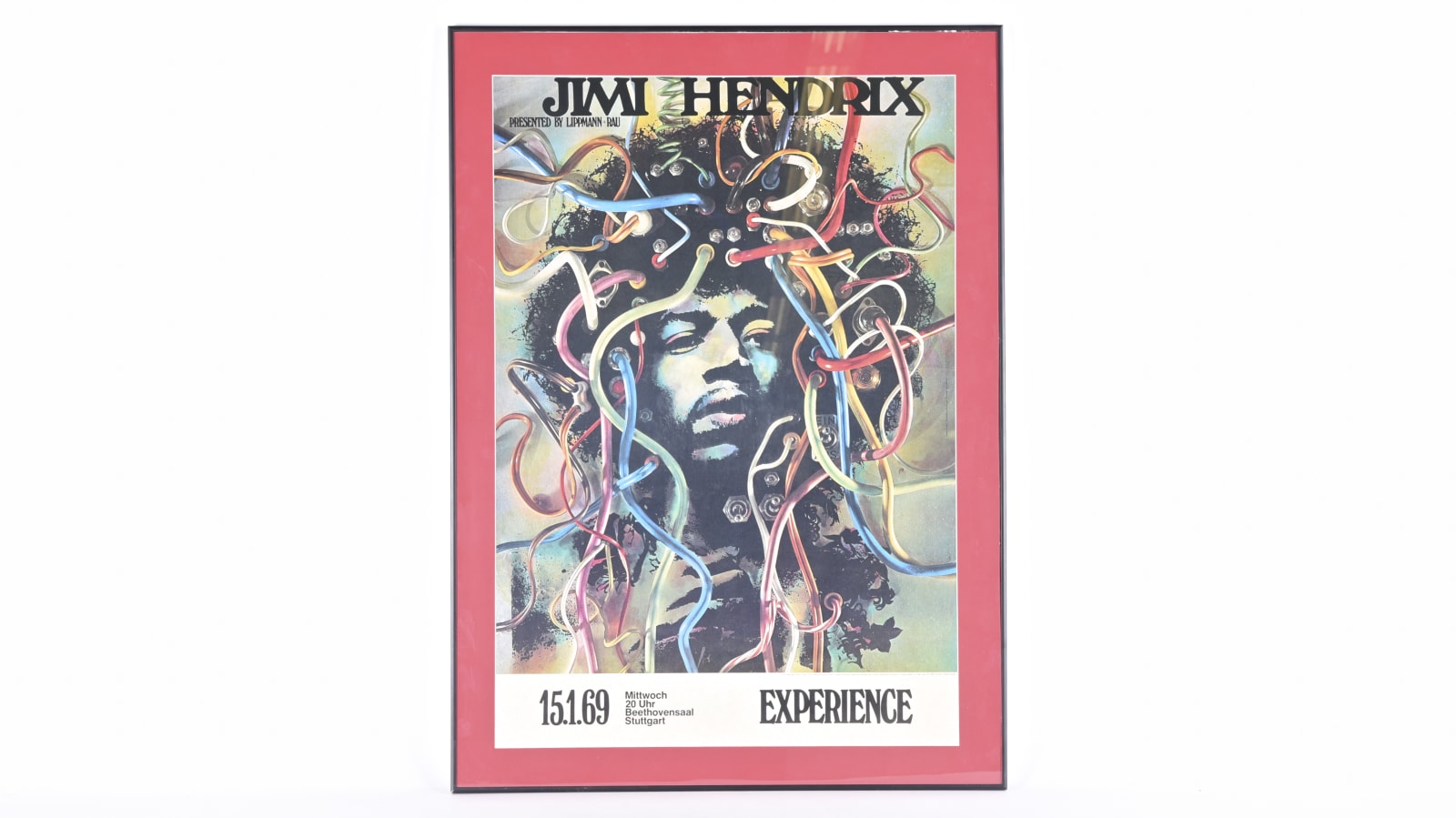 Jimi Hendrix Framed Poster 27x38 at Indy 2016 as A65 - Mecum Auctions