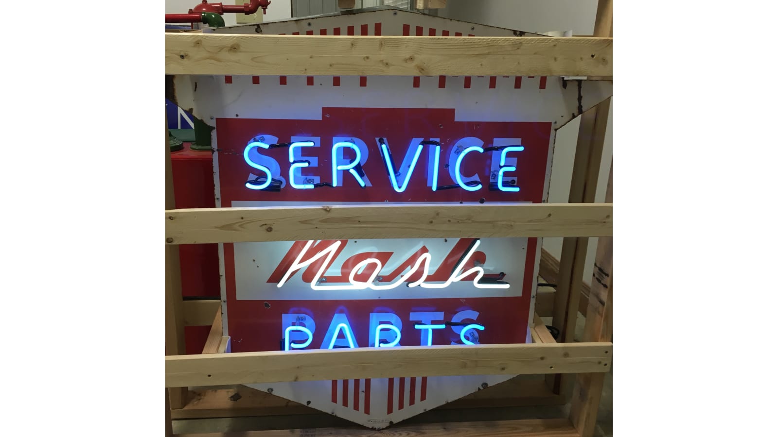 Nash Service Parts Neon Sign SSPN at Indy 2016 as J68 - Mecum Auctions