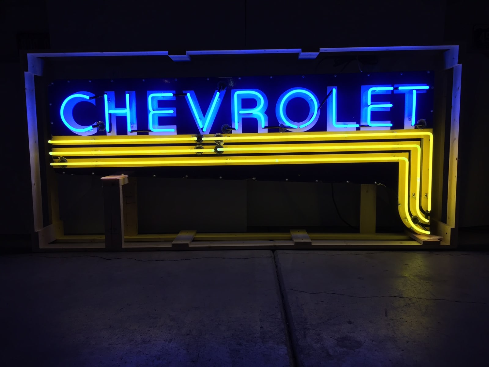 Chevrolet Horizontal Dealership Neon Sign SSPN 40x72 at Indy 2016 as ...