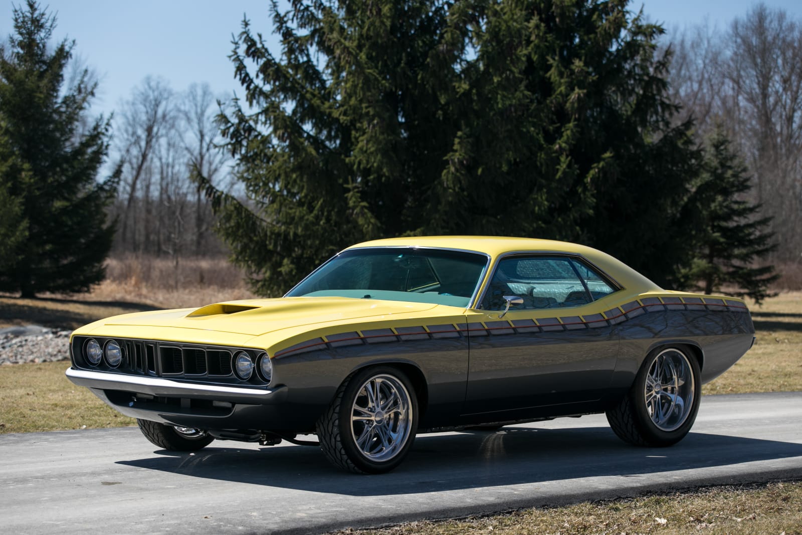 1973 Plymouth Barracuda Resto Mod At Indy 2019 As S242 Mecum Auctions