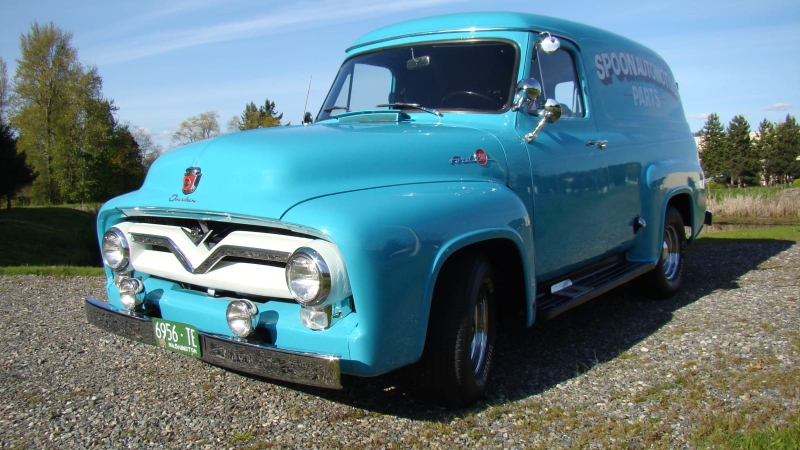 1955 Ford F100 Panel Truck at Seattle 2015 as F82 - Mecum Auctions