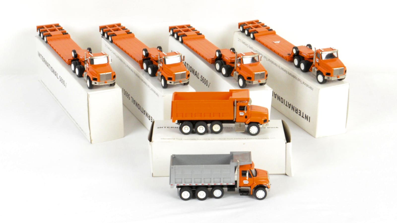 4 International Semi Trucks And Trailers And 2 Dump Trucks at The Toy ...