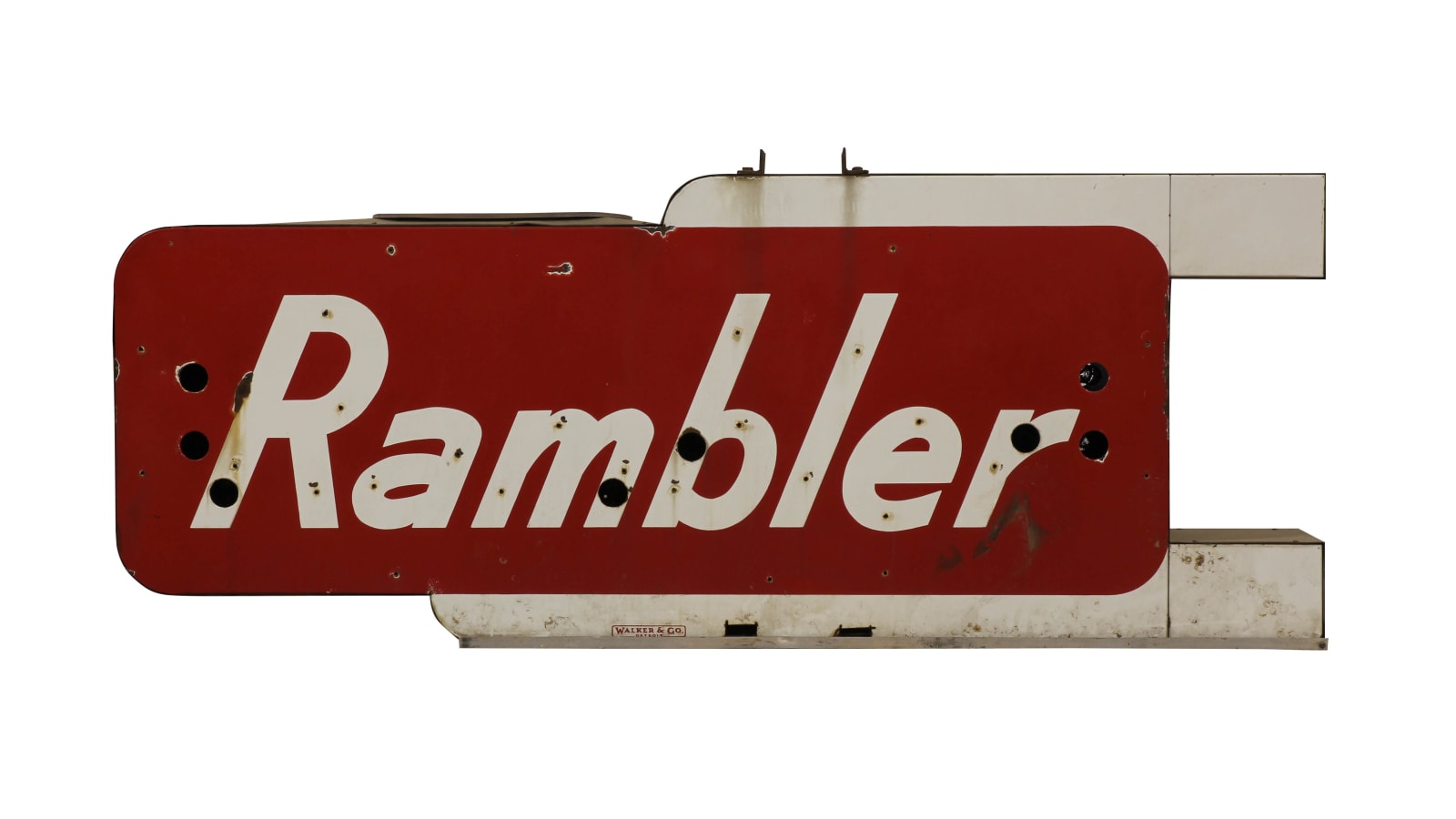 Rambler 72x29x12 at The Walker Sign Collection 2015 as F128 - Mecum ...