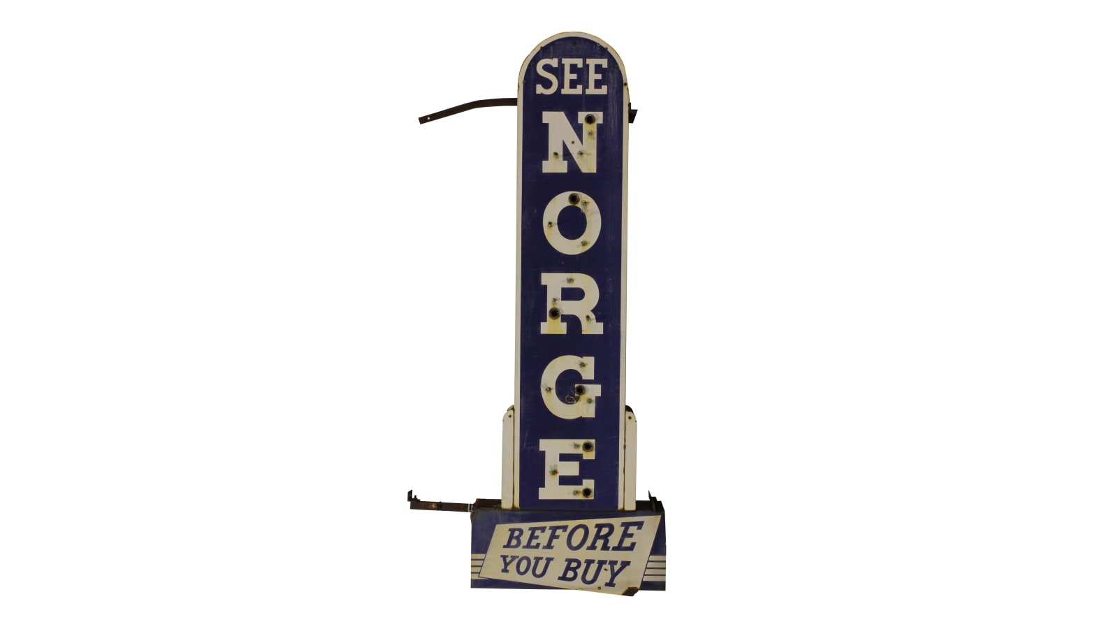 Norge 39x111x11 at The Walker Sign Collection 2015 as S23 - Mecum Auctions