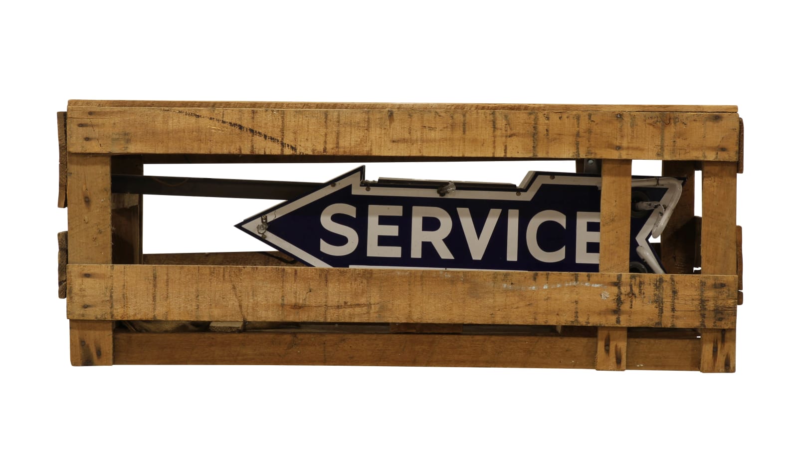 Service Arrow 36x10x16 at The Walker Sign Collection 2015 as S231 ...
