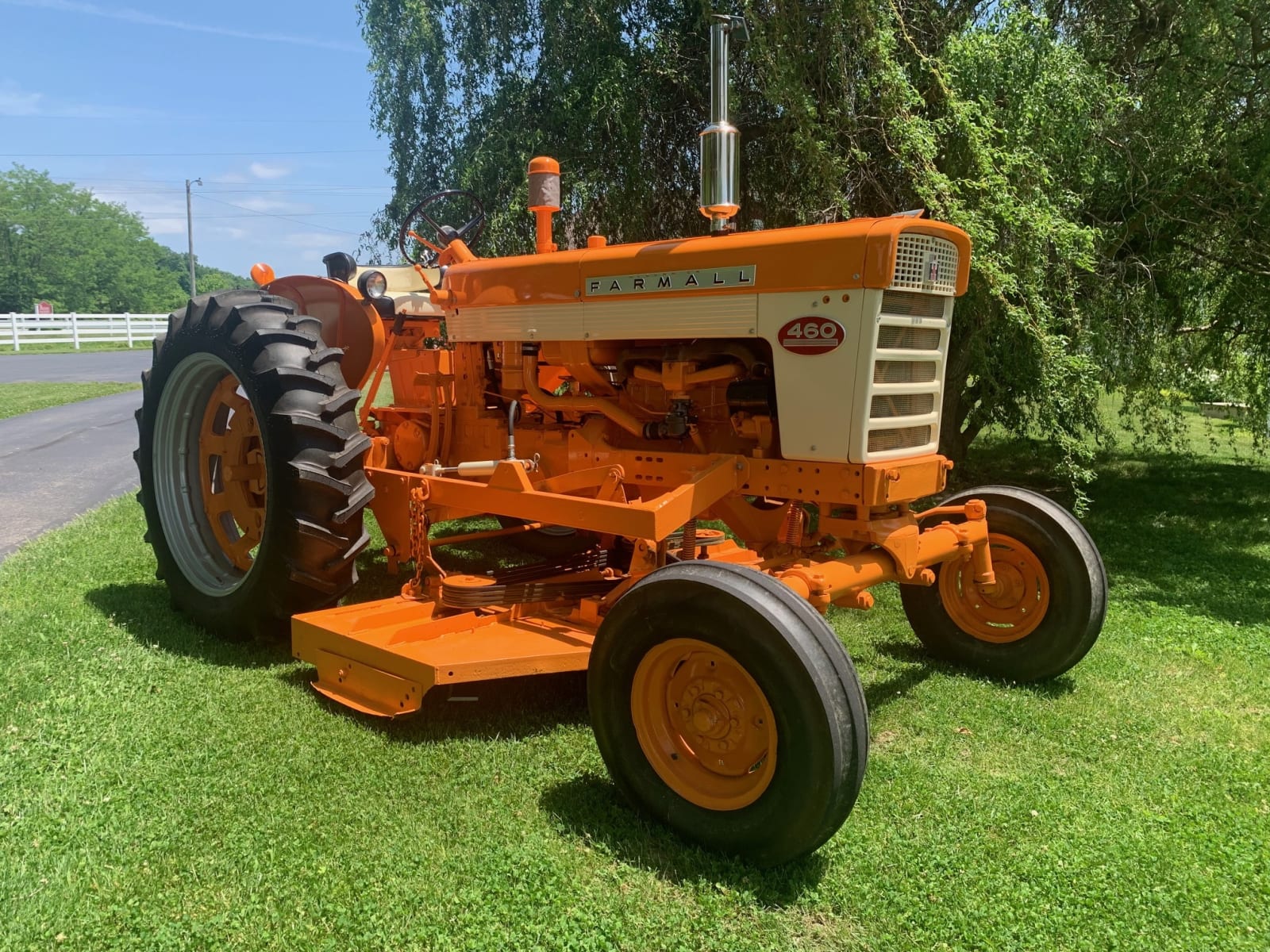 1959 Farmall 460 With HR8-1 Danco Belly Mower at Gone Farmin' Spring ...