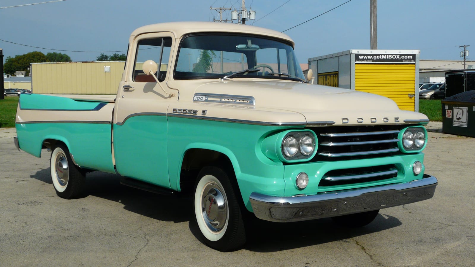 1958 Dodge D100 Sweptside Pickup at Indy 2023 as W229 - Mecum Auctions