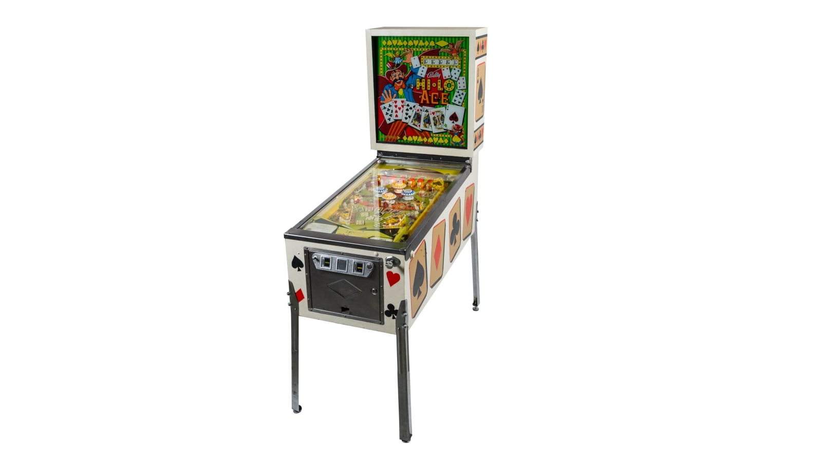 Bally Hi Lo Ace Pinball Machine at Indy 2023 as M330 - Mecum Auctions