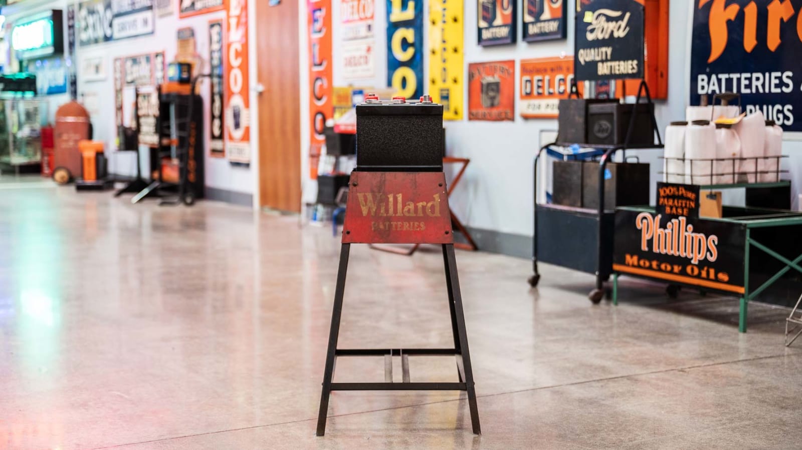 Willard Batteries Metal Display Stand at The World’s Largest Road Art ...