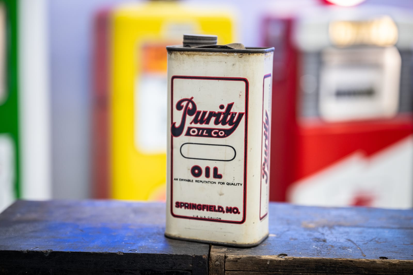 Purity Oil Co. 1-Quart Oil Can at The World’s Largest Road Art Auction ...