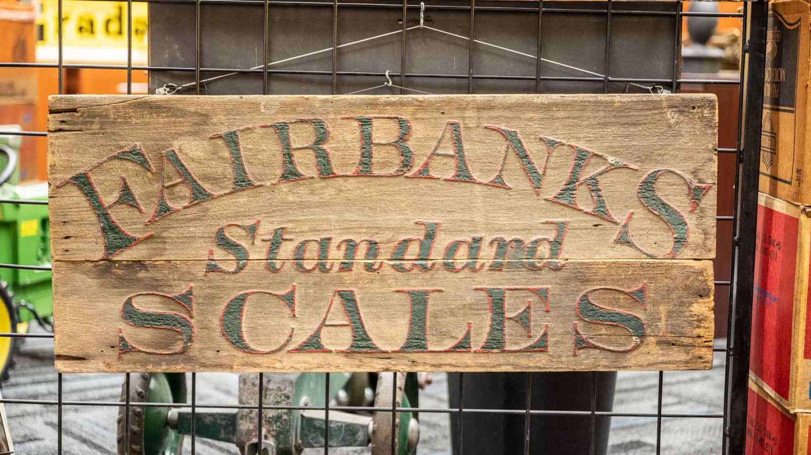Early 1900s Fairbanks Scales Single-Sided Wood Sign at The World’s ...