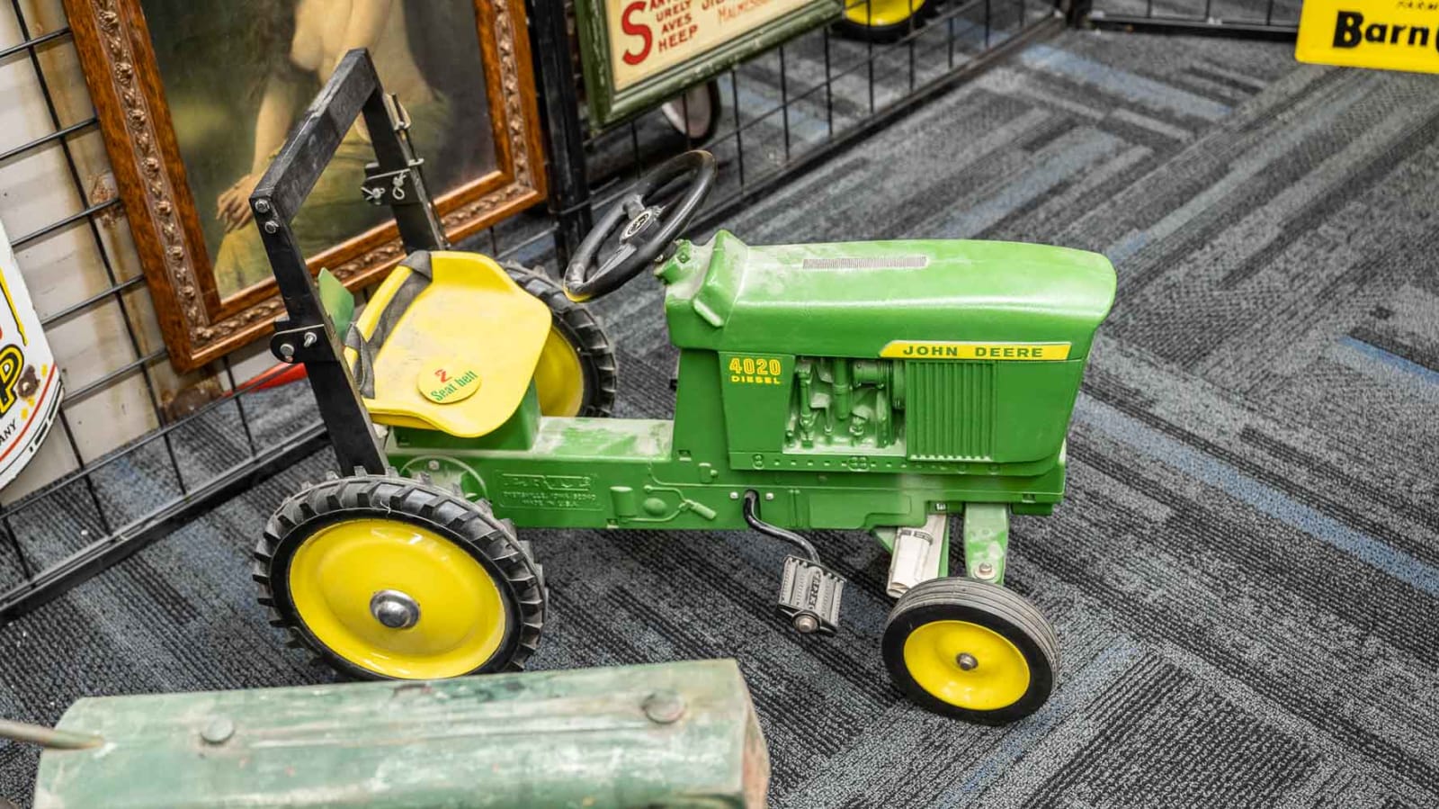Ertl John Deere 4020 Pedal Tractor at The World’s Largest Road Art ...