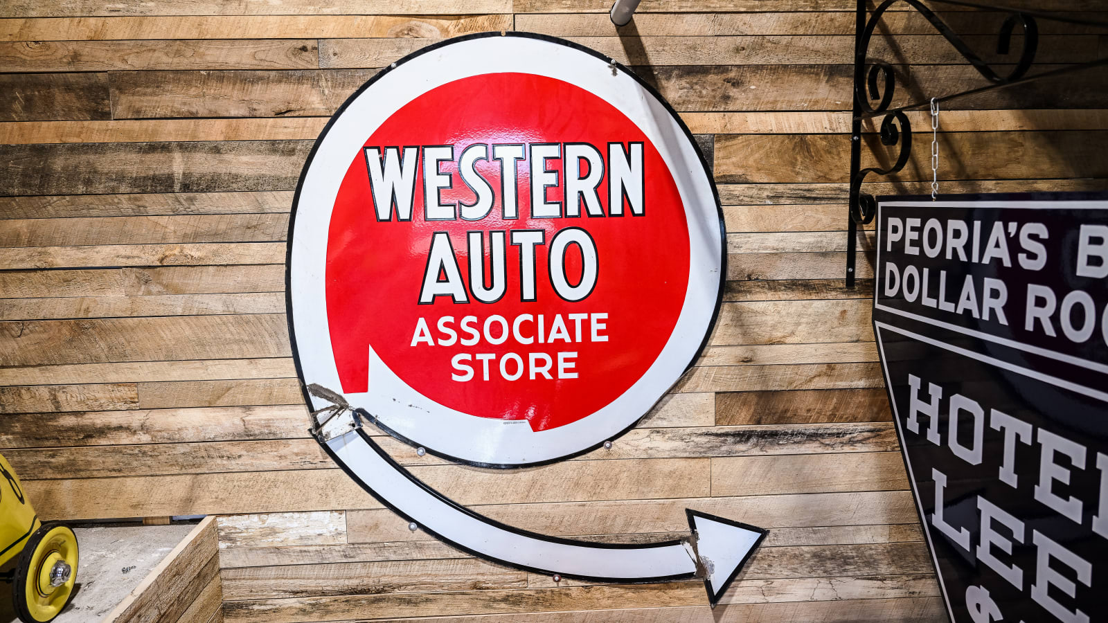 Western Auto Associate Store Double-Sided Porcelain Sign at The World’s ...