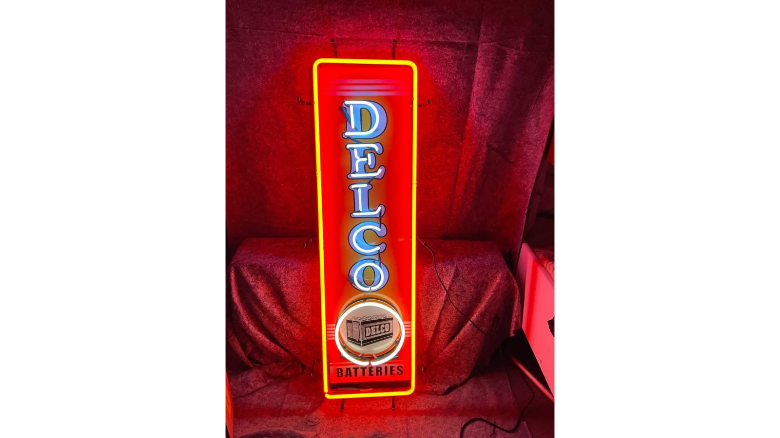 Delco Neon Sign at Tulsa 2023 as Z217 - Mecum Auctions