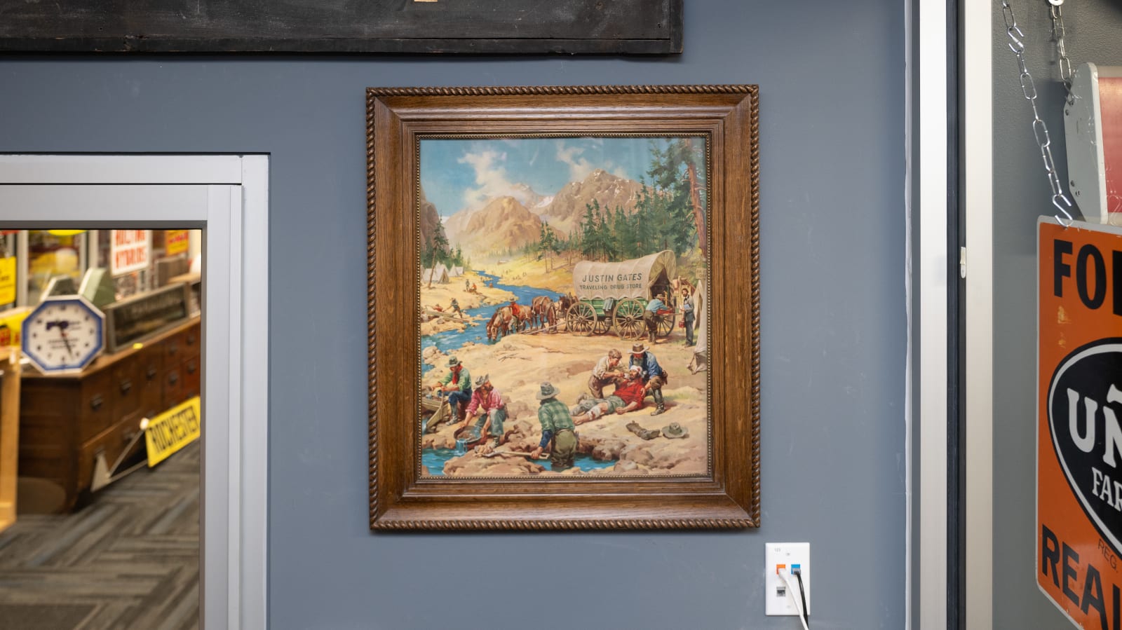 Justin Gates Framed Lithograph at The World’s Largest Road Art Auction ...