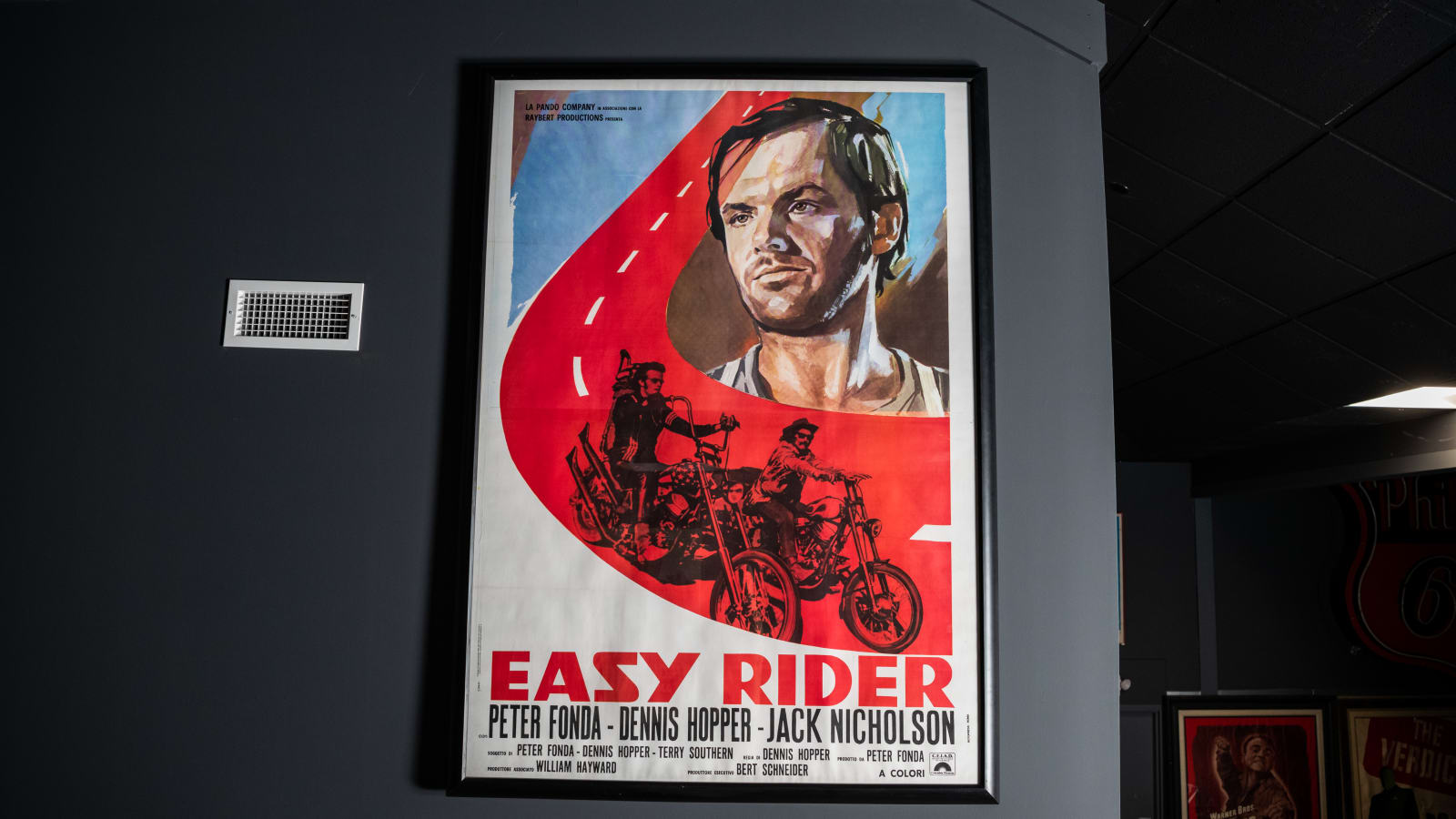 Easy Rider Movie Poster at The World’s Largest Road Art Auction 2023 as ...