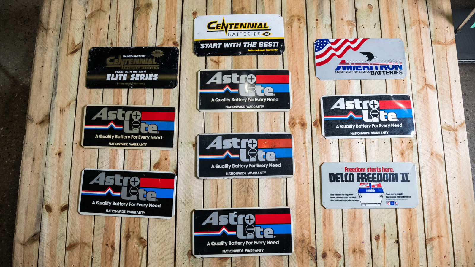 Astro-Lite and Battery Single-Sided Tin Signs at The World’s Largest ...