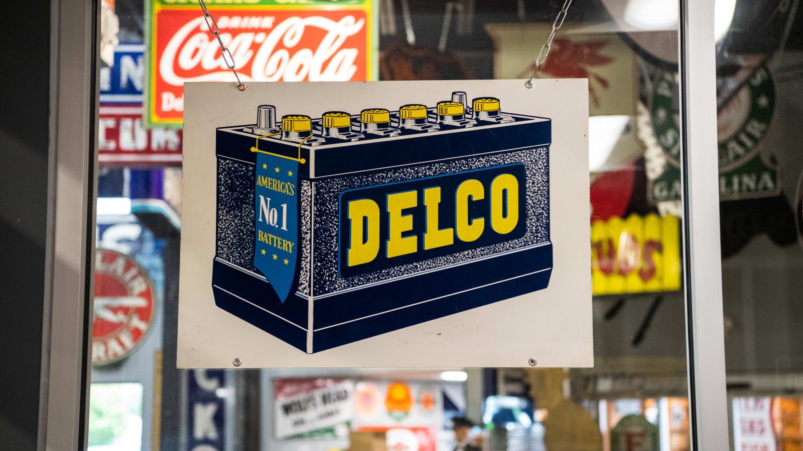 Delco Batteries Double-Sided Tin Sign at The World’s Largest Road Art ...