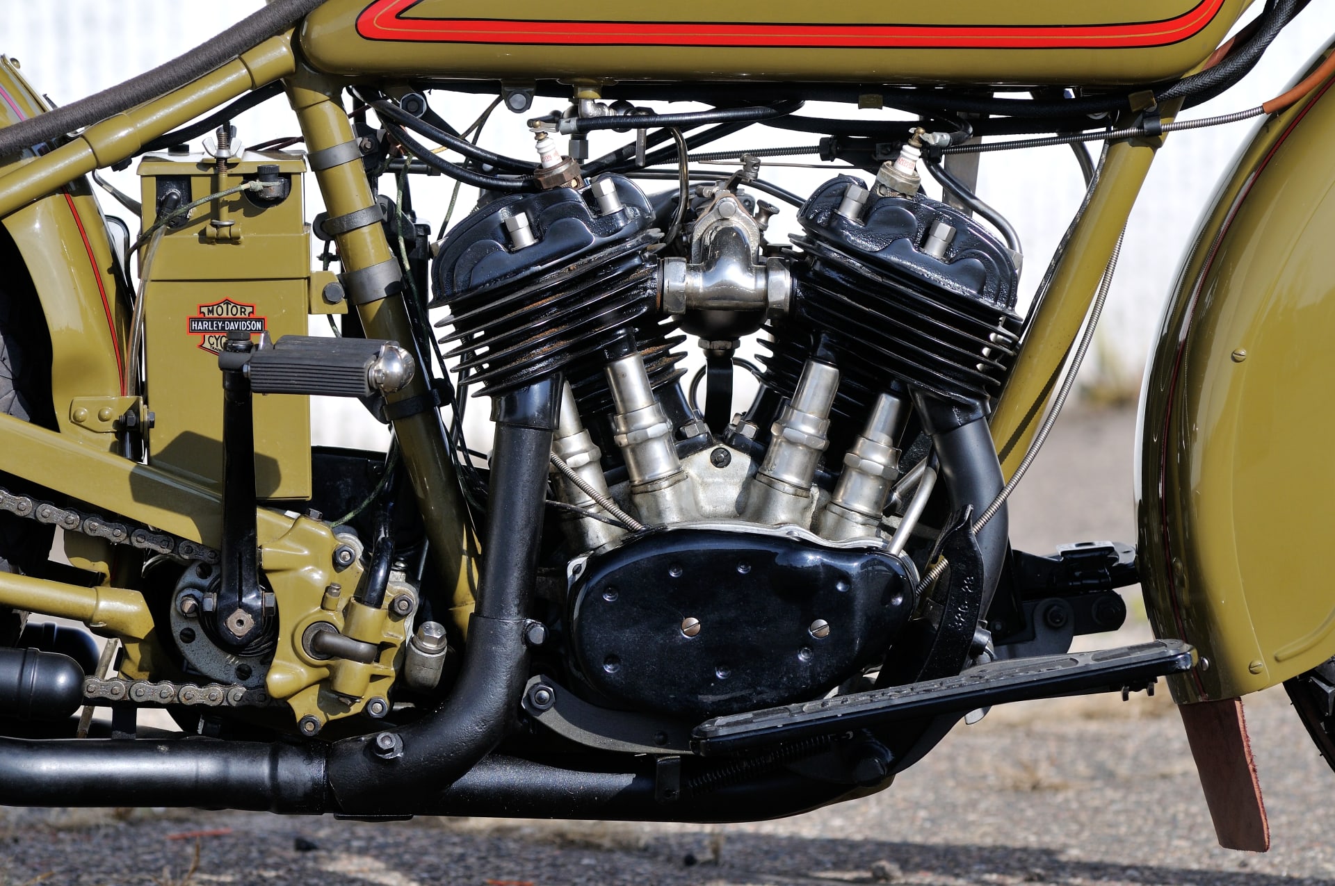 1929 Harley-Davidson Model D 45 at Chicago Motorcycles 2016 as S75 ...