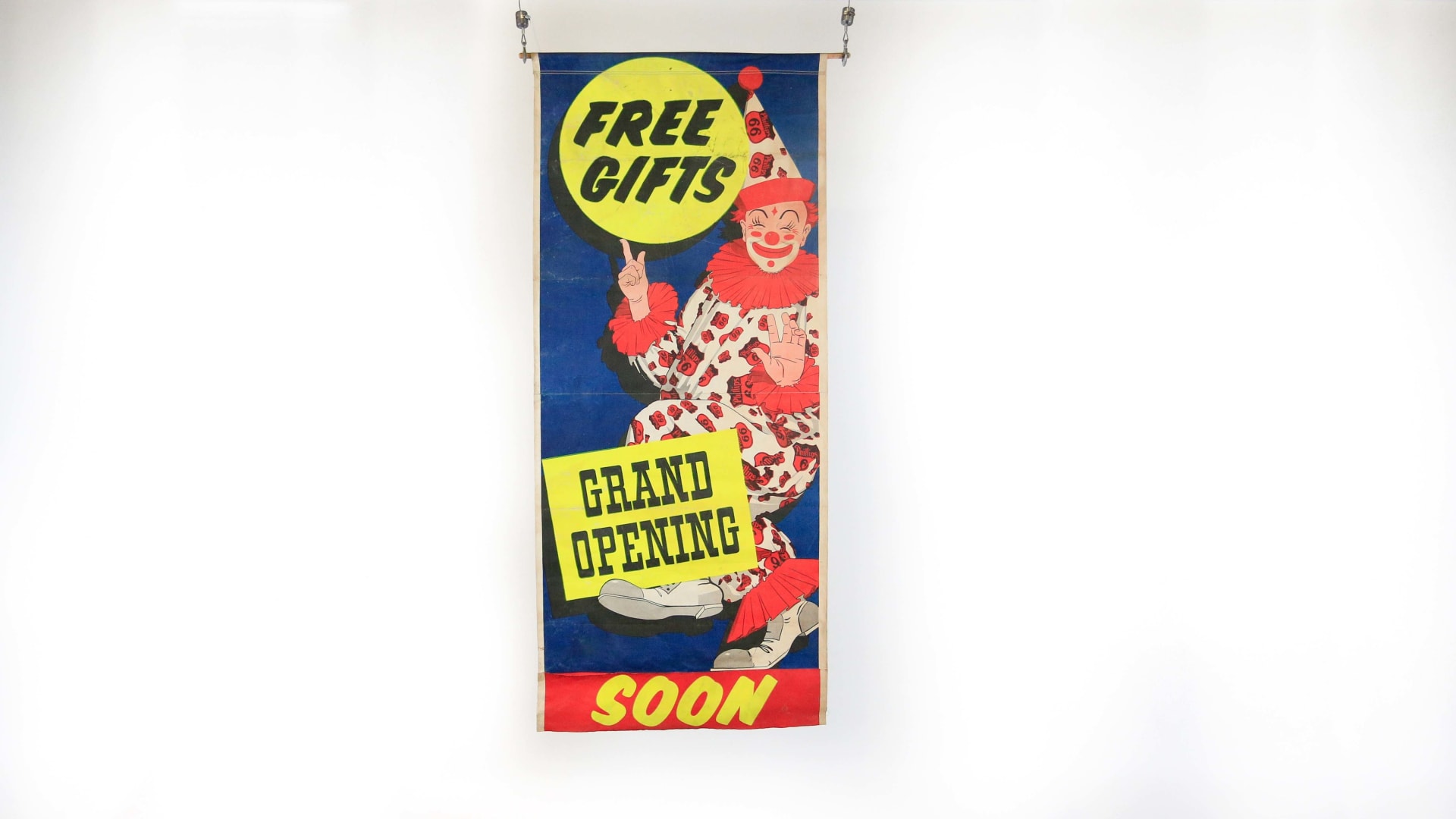 Phillips 66 Clown Banner 44x102 at Kissimmee Road Art 2019 as P475 ...