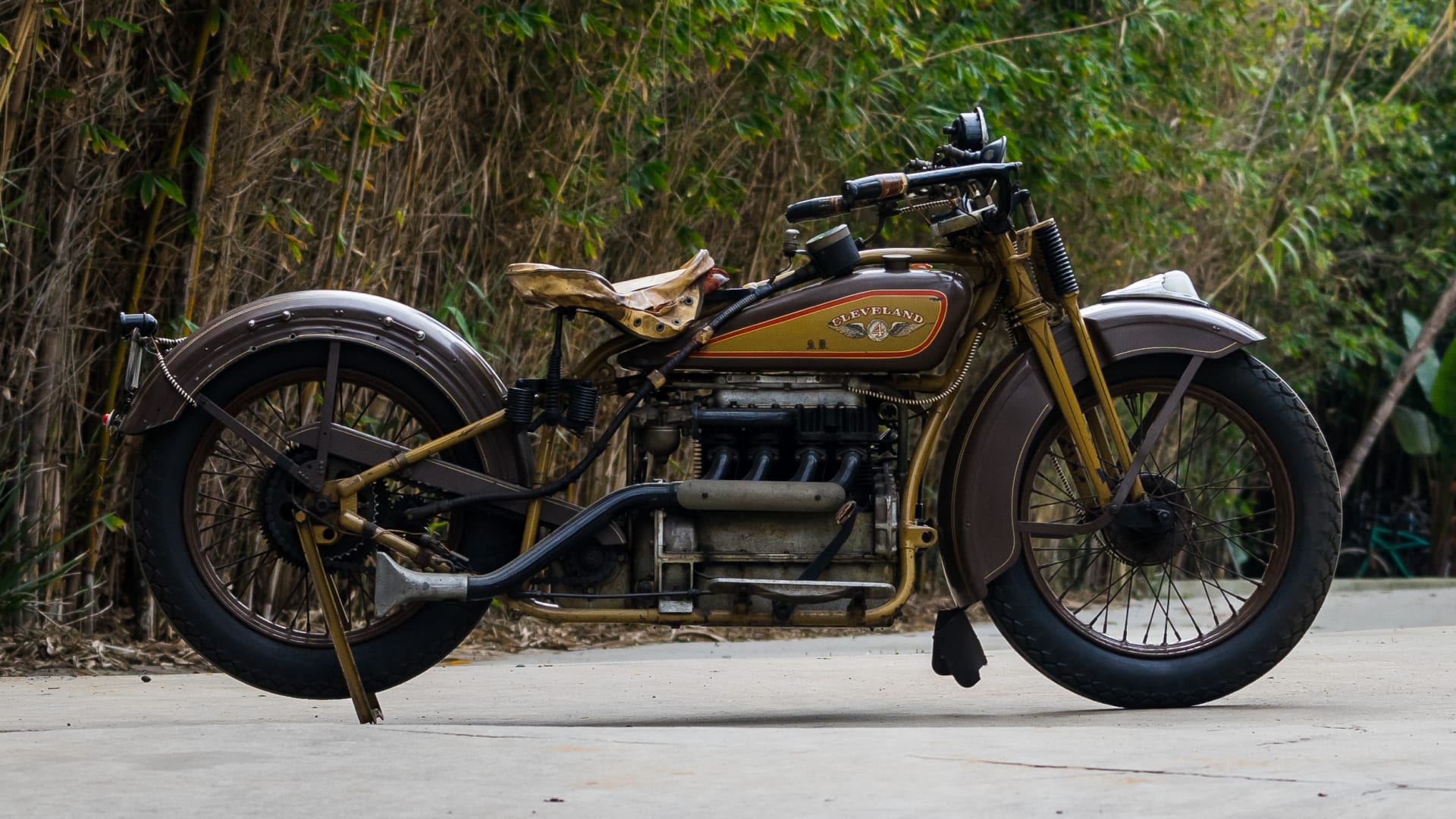 1929 Cleveland Tornado Four Cylinder at Las Vegas Motorcycles June 2018 ...