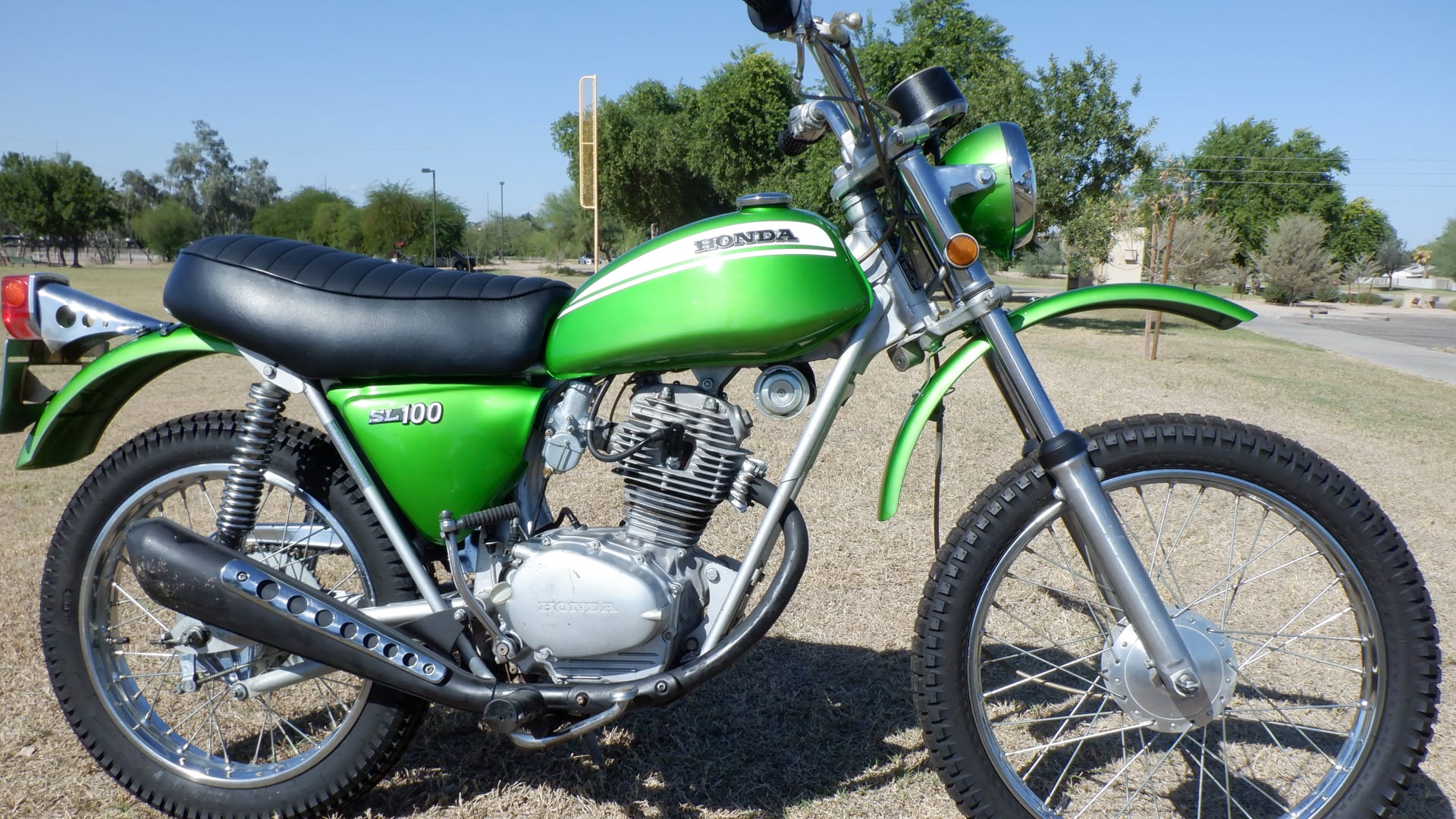 1970 Honda Sl100 at Las Vegas Motorcycles 2022 as W95 - Mecum Auctions