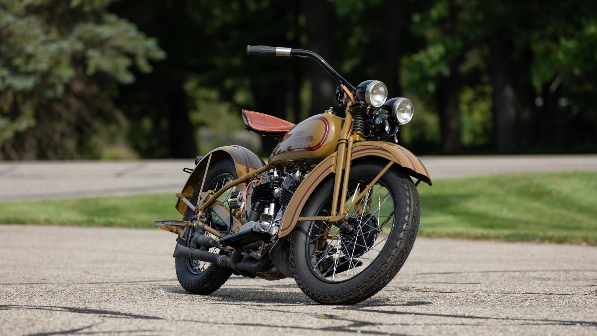 1929 Harley-Davidson D Flathead at Las Vegas Motorcycles 2022 as T31 ...