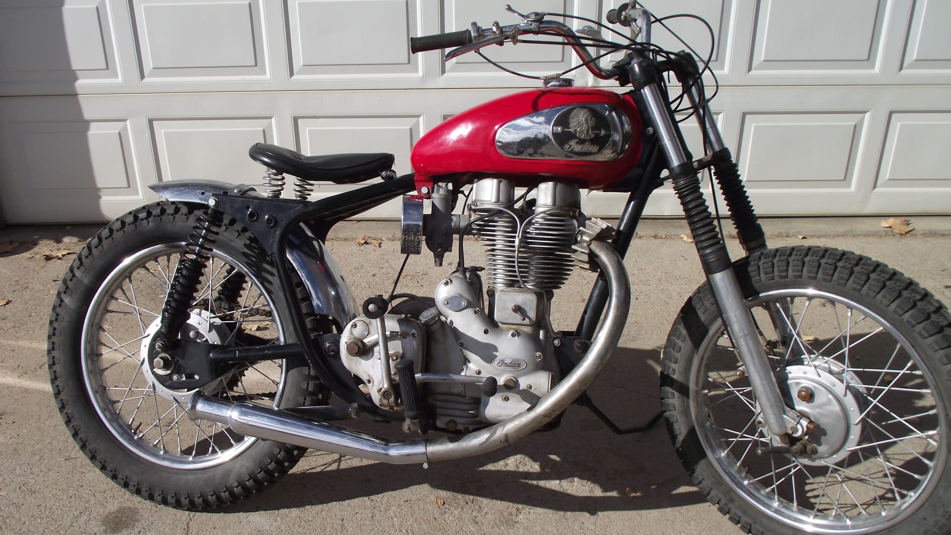 1956 Indian Woodsman Flat Tracker at Las Vegas Motorcycles 2023 asG180 ...