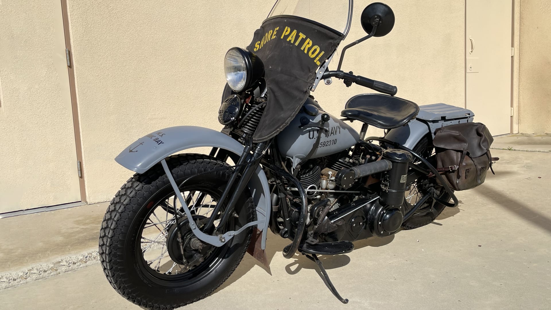 1945 Harley-Davidson Model U Shore Patrol at Las Vegas Motorcycles 2023 ...