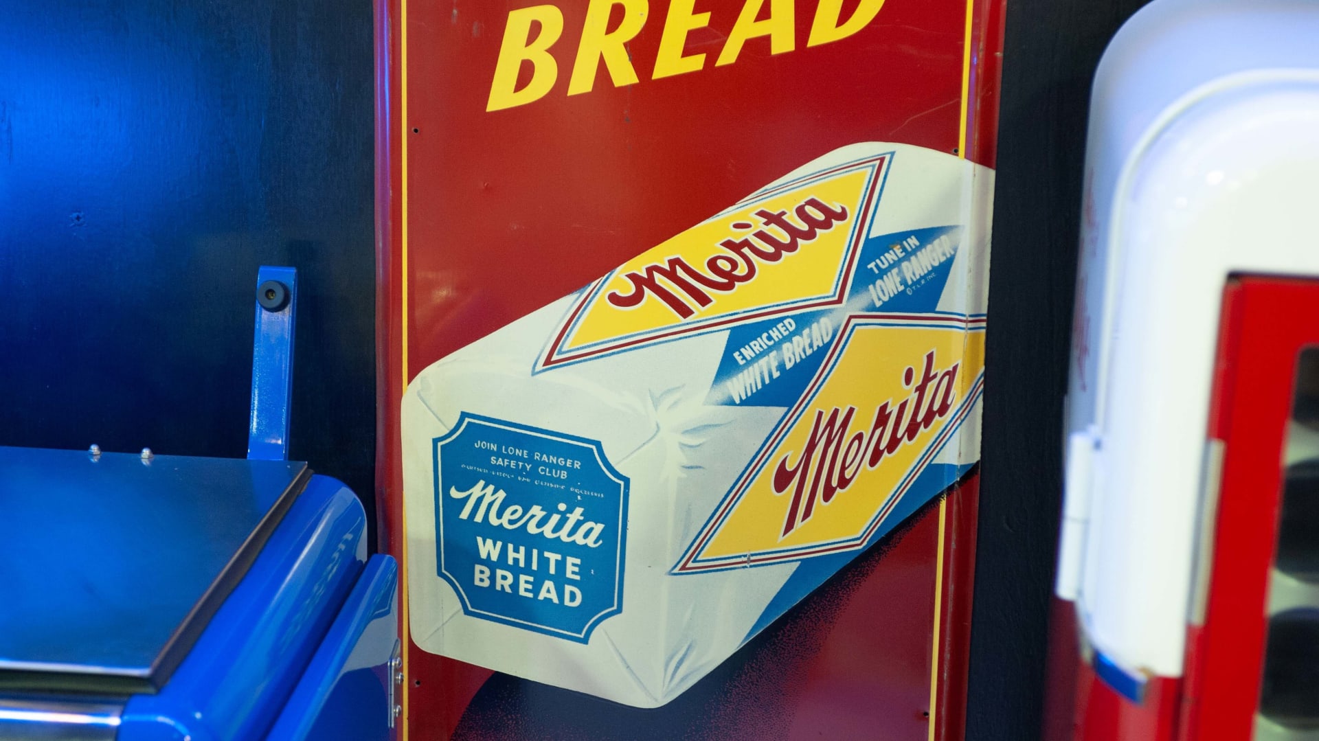 Merita Bread Embossed Tin Sign at The Eddie Vannoy Collection 2020 ...