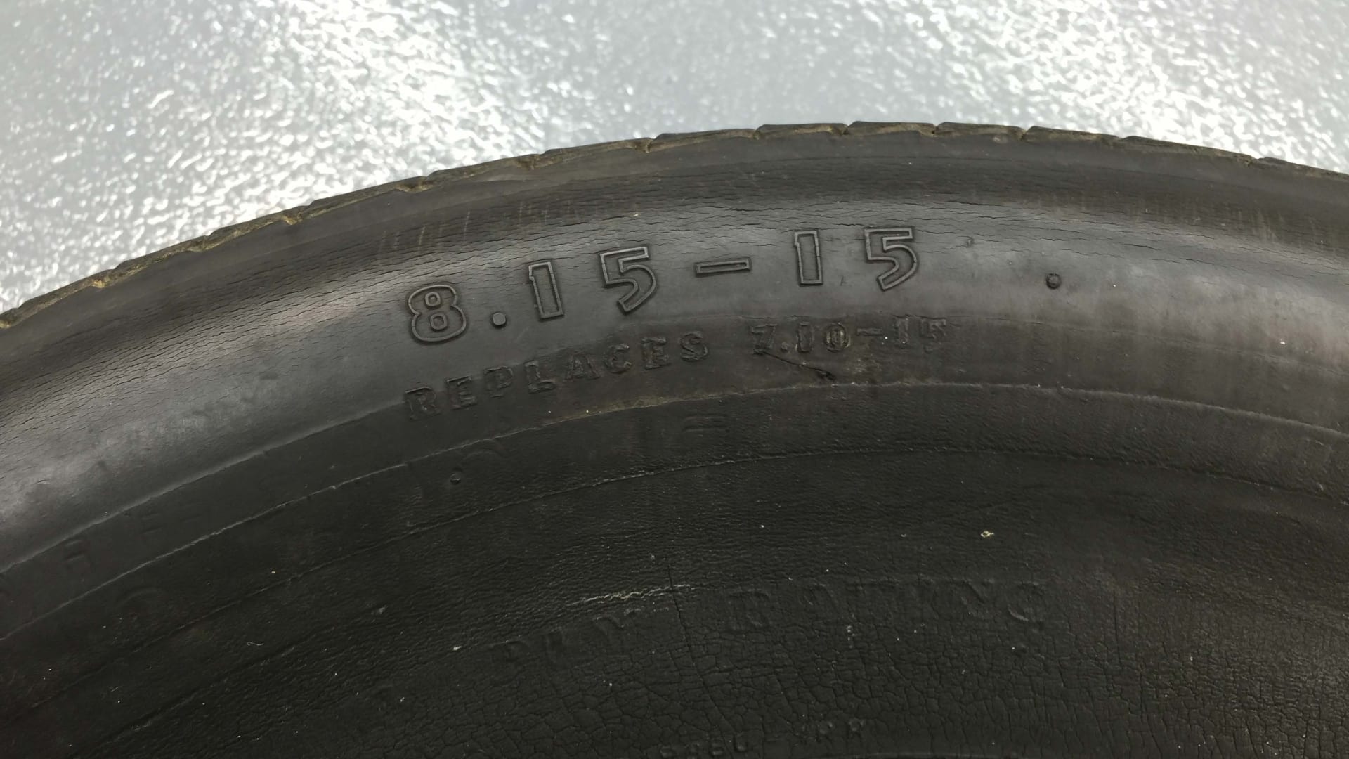 1965 Goodyear / Shelby American Blue Dot Tire For 427 Cobra at Indy ...