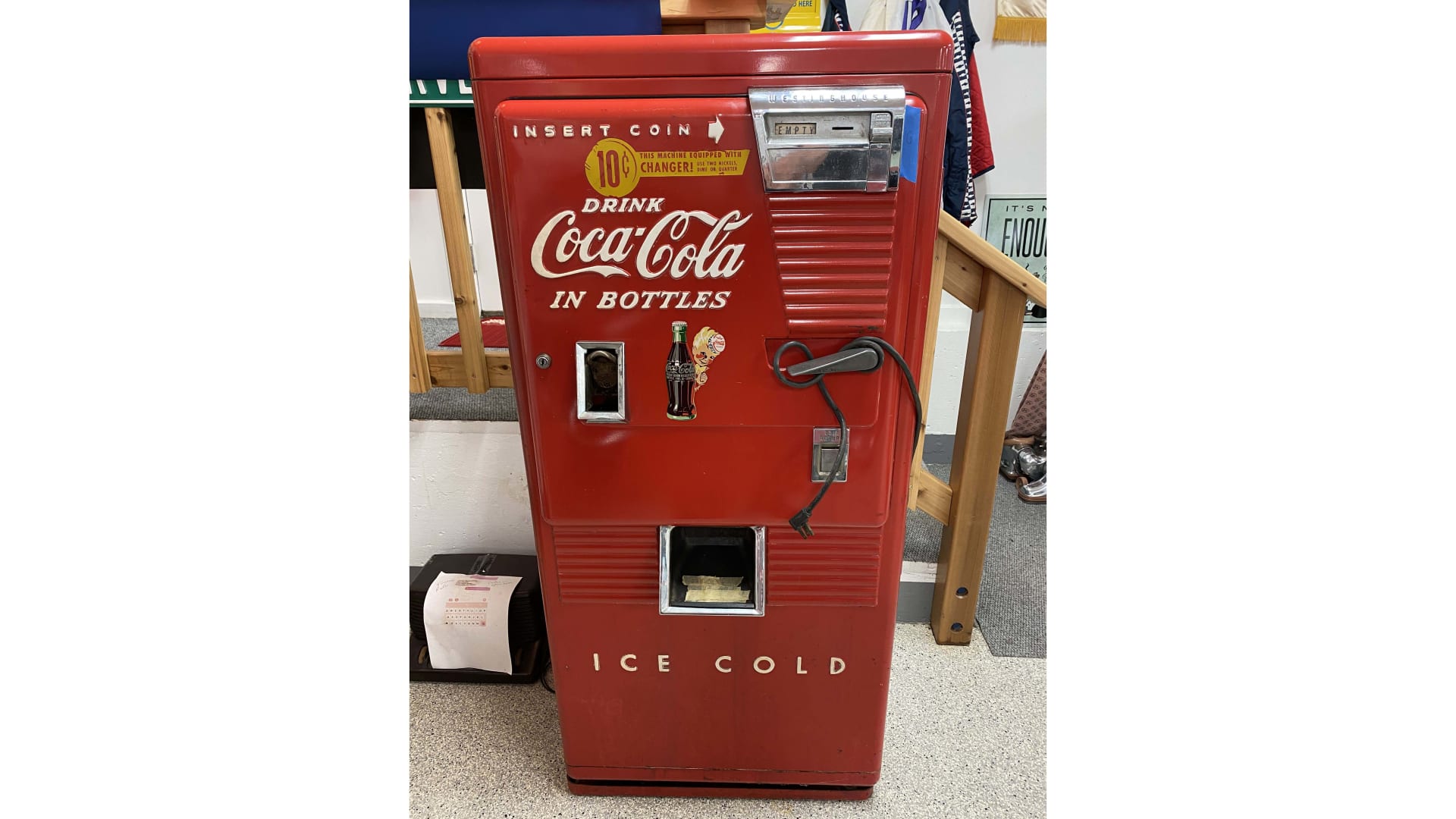 1950s Westing House Coke Machine at Indy Road Art 2020 as M236 - Mecum ...