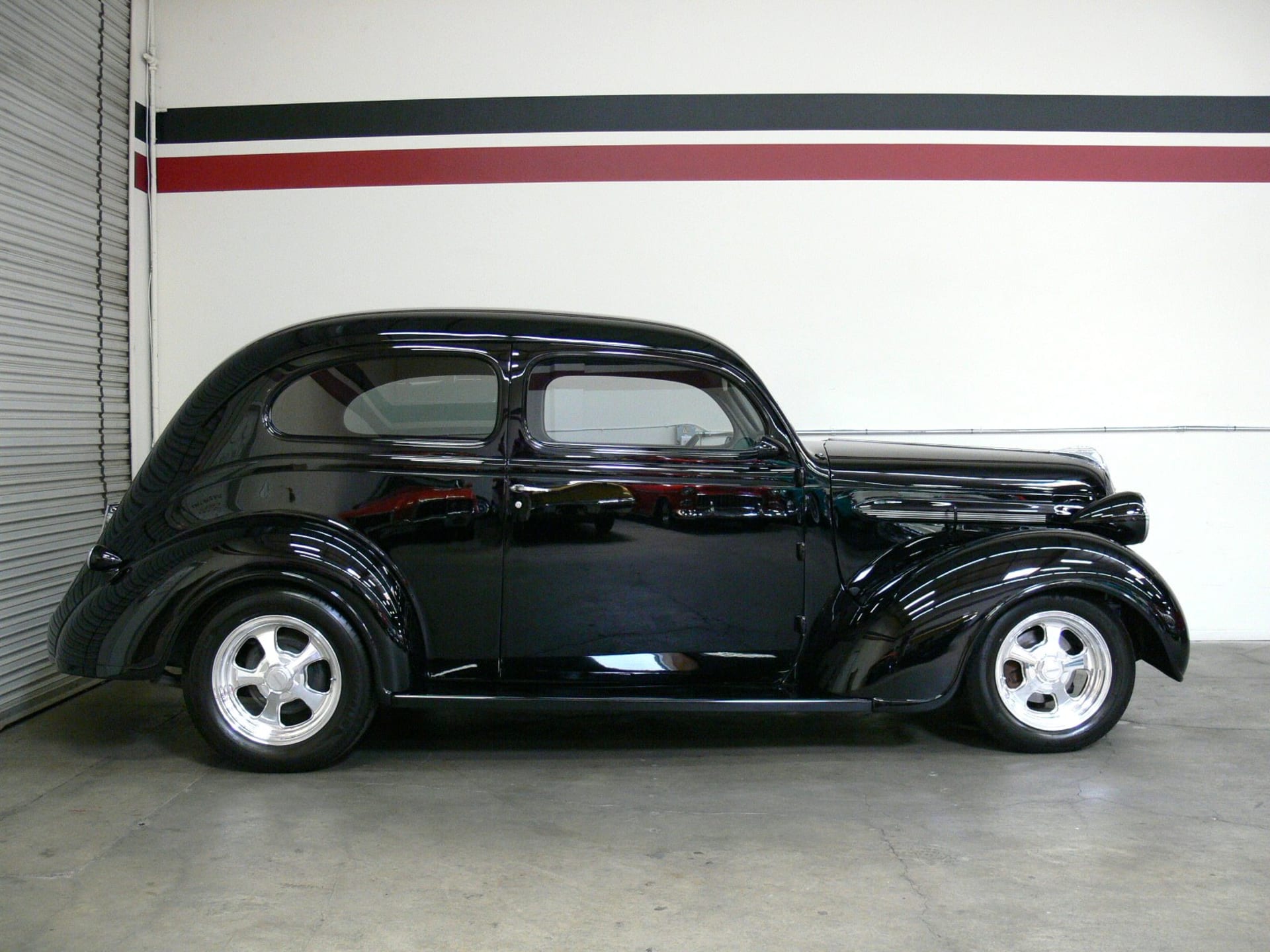 1937 Plymouth P4 Deluxe Slantback Coupe at Anaheim 2013 as F214 - Mecum ...