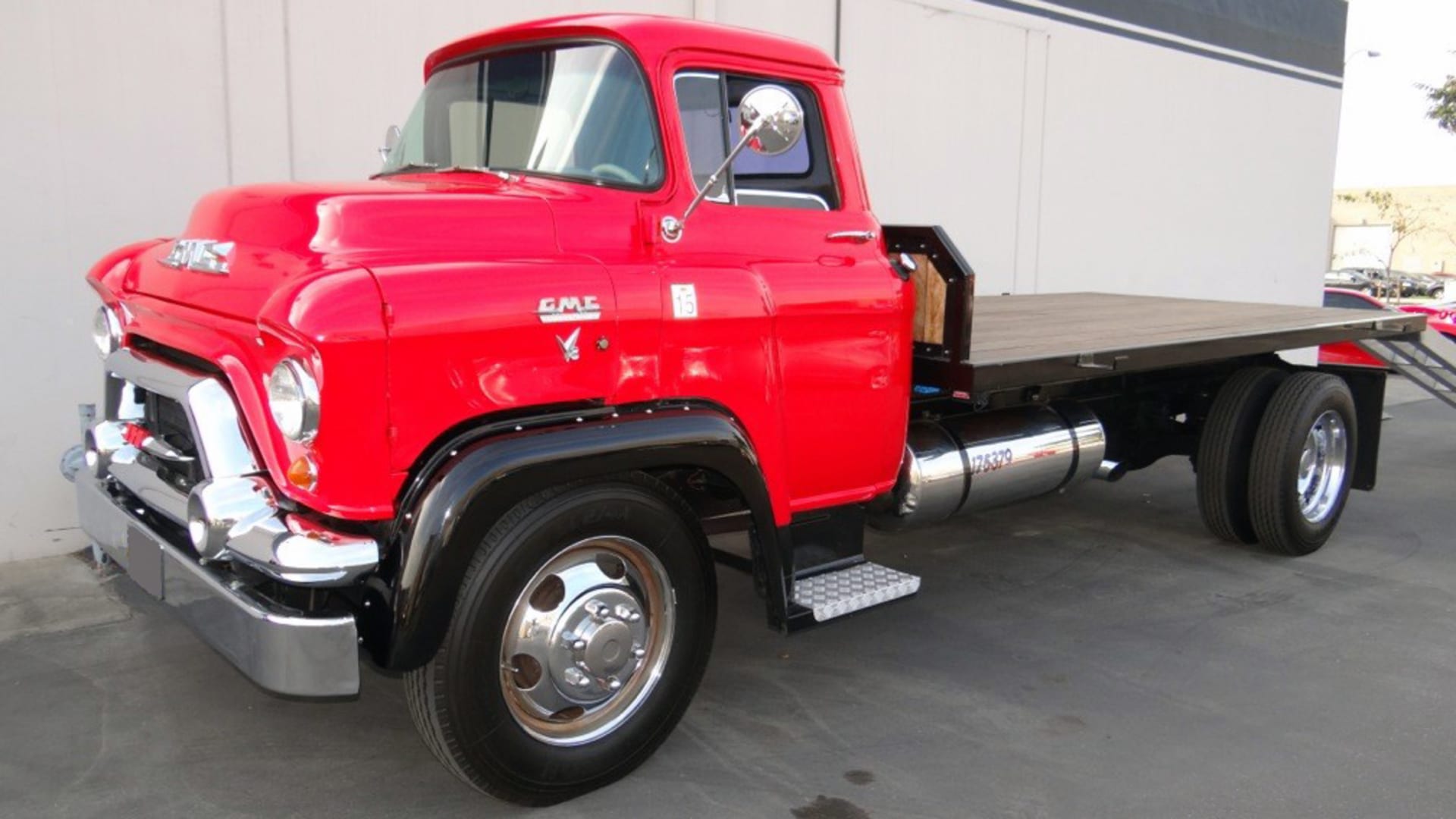 1955 GMC Flatbed Tow Truck at Anaheim 2014 as F274 - Mecum Auctions