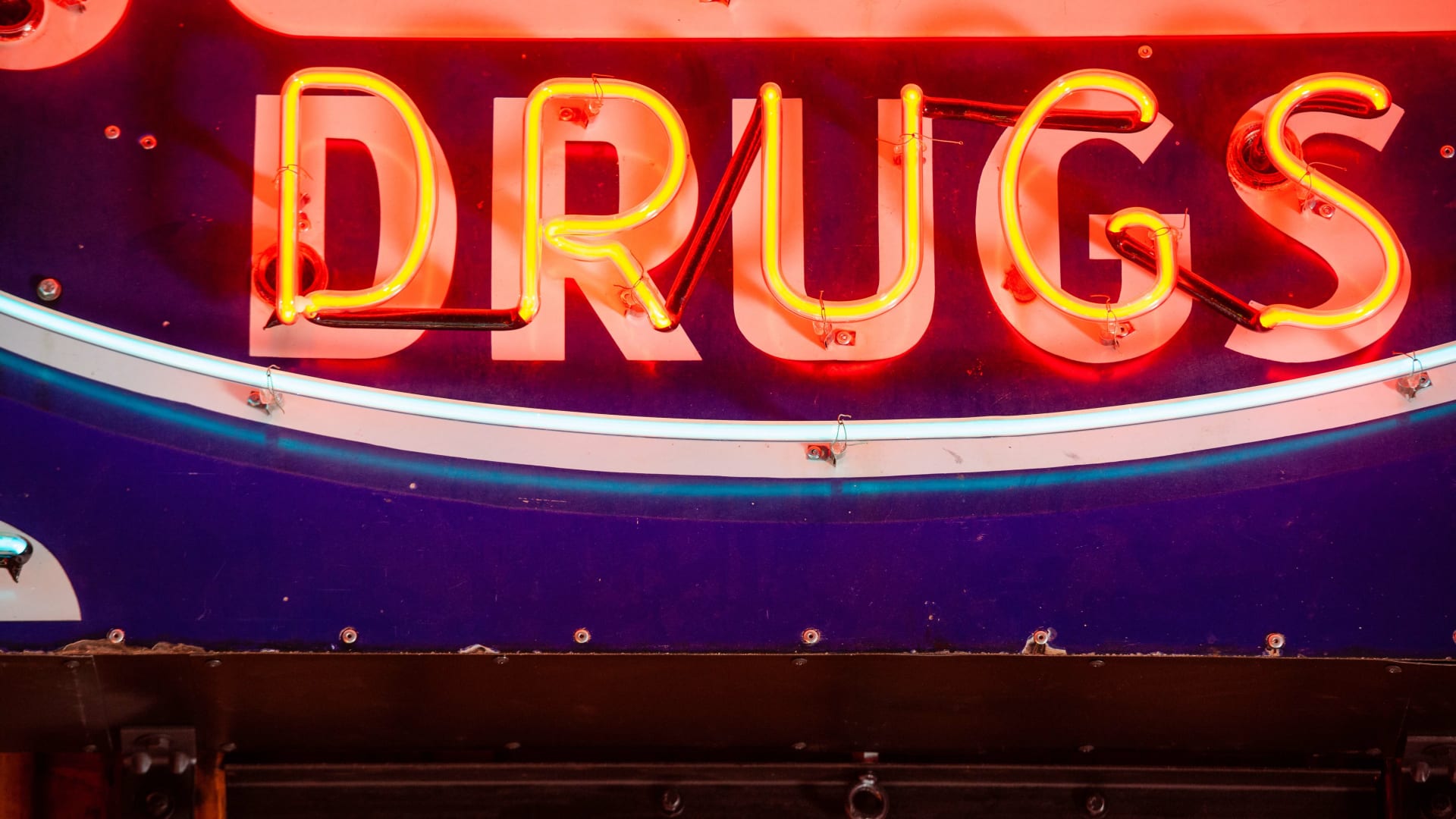 1940s Rexall Drugs Single-Sided Porcelain Animated Neon Sign at ...