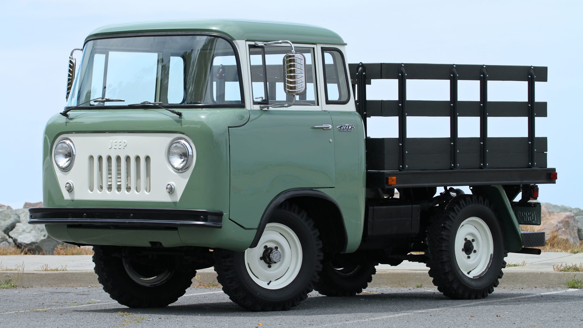 1957 Willys Jeep Stake Bed Truck at Monterey 2015 as T137 - Mecum Auctions