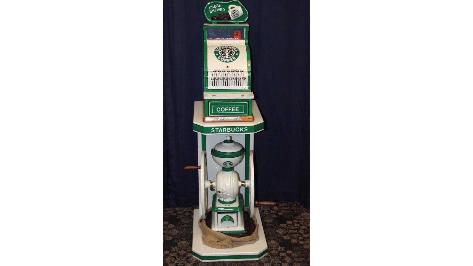 1920s Starbucks Coffee National Cash Register With Stand at Monterey ...