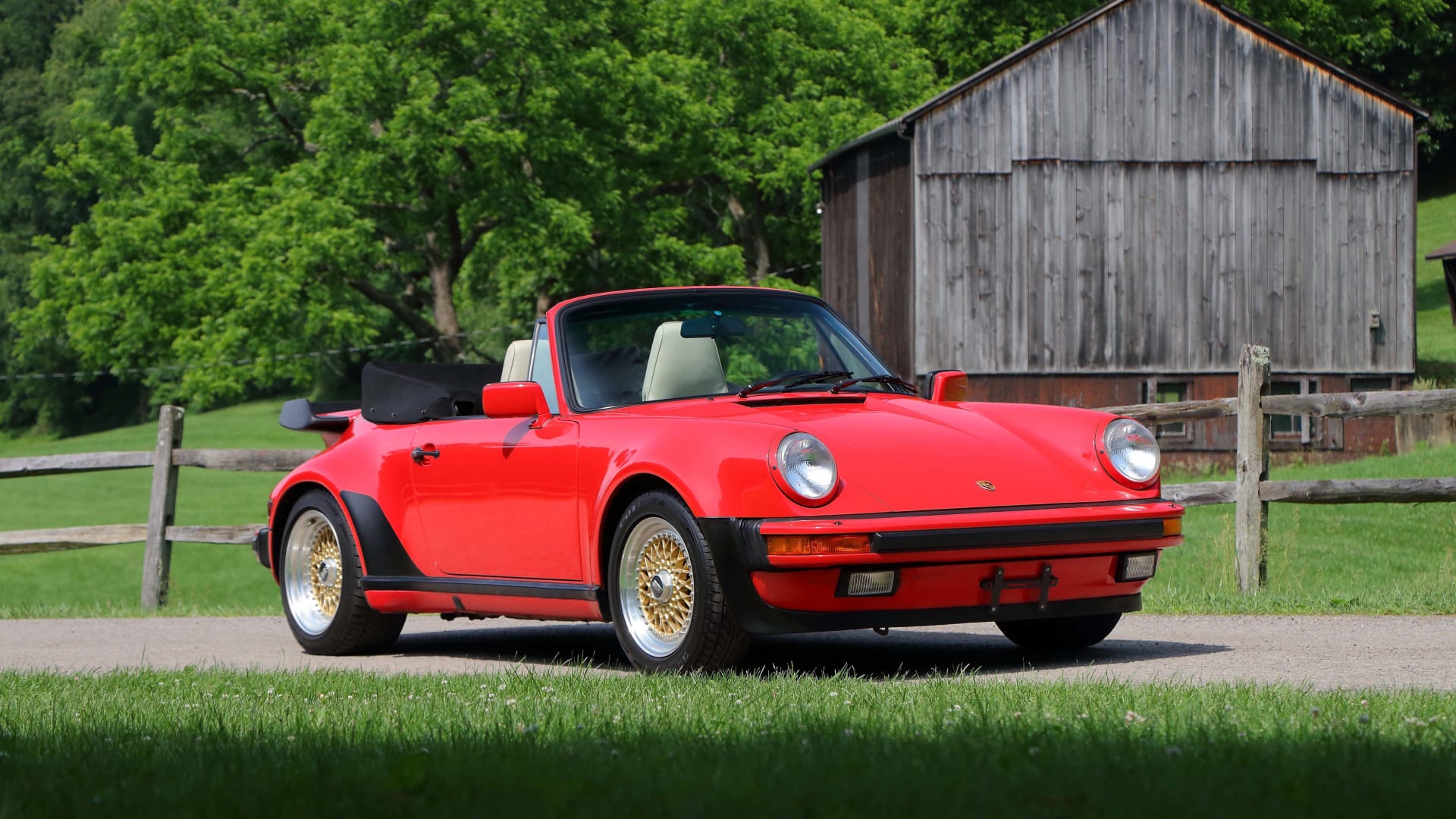 1987 Porsche 930 Turbo Cabriolet at Monterey 2018 as F148 - Mecum Auctions