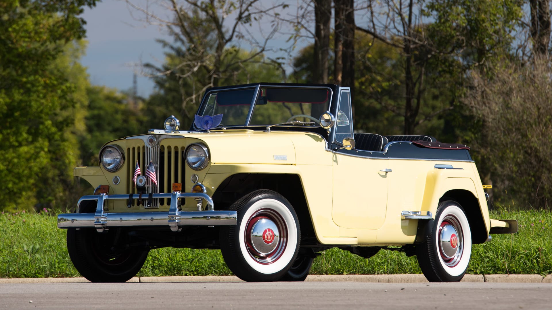1949 Willys Jeepster VJ3-6 Convertible at Chicago 2015 as S104 - Mecum ...