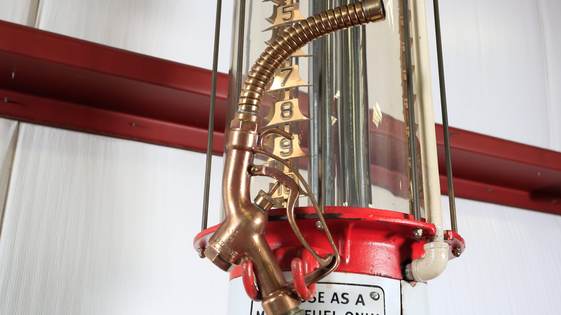 Red Crown Visible Pump, Original 24x118 at Chicago 2018 as Z354 - Mecum ...