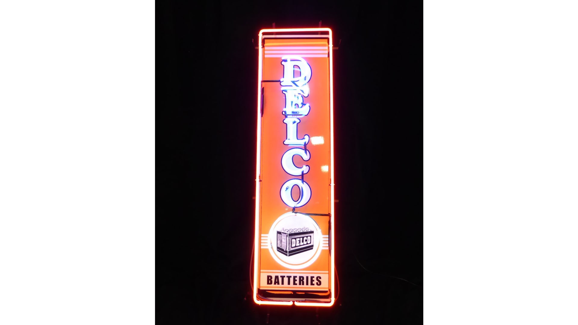 Delco Neon Sign at Chicago 2021 as Z316 - Mecum Auctions