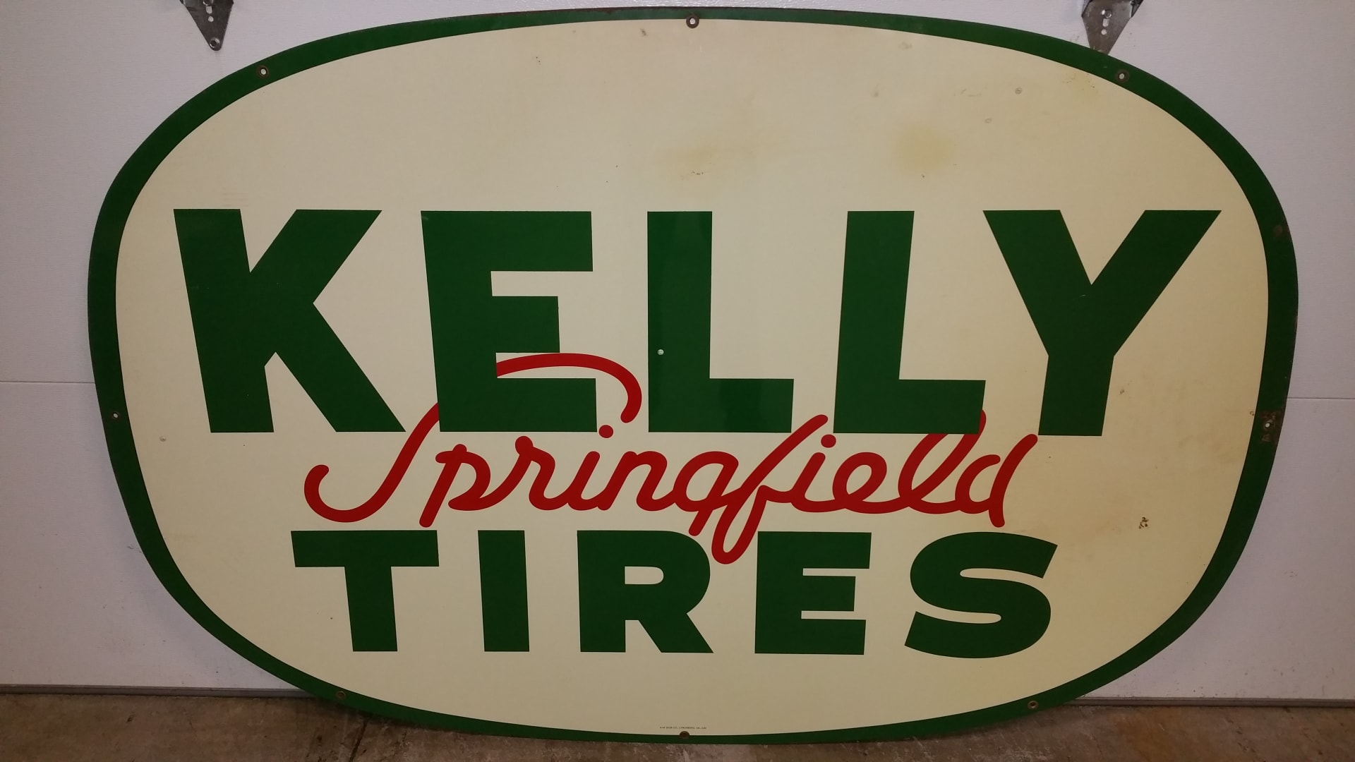Kelly Springfield Tires Sign SST 72x48 at Dallas 2015 as K23 - Mecum ...