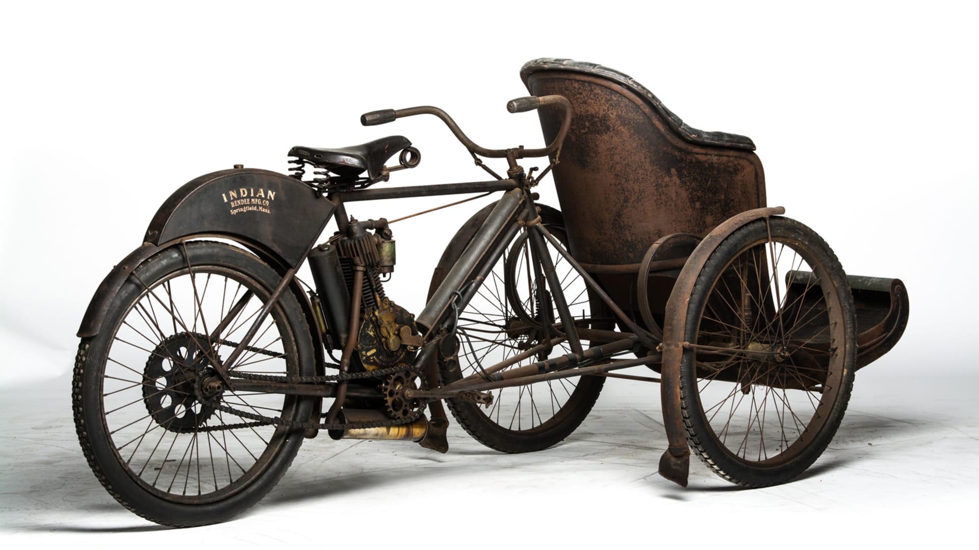 1907 Indian Tri-Car With Sedan Chair at EJ Cole Collection 2015 as S67 ...